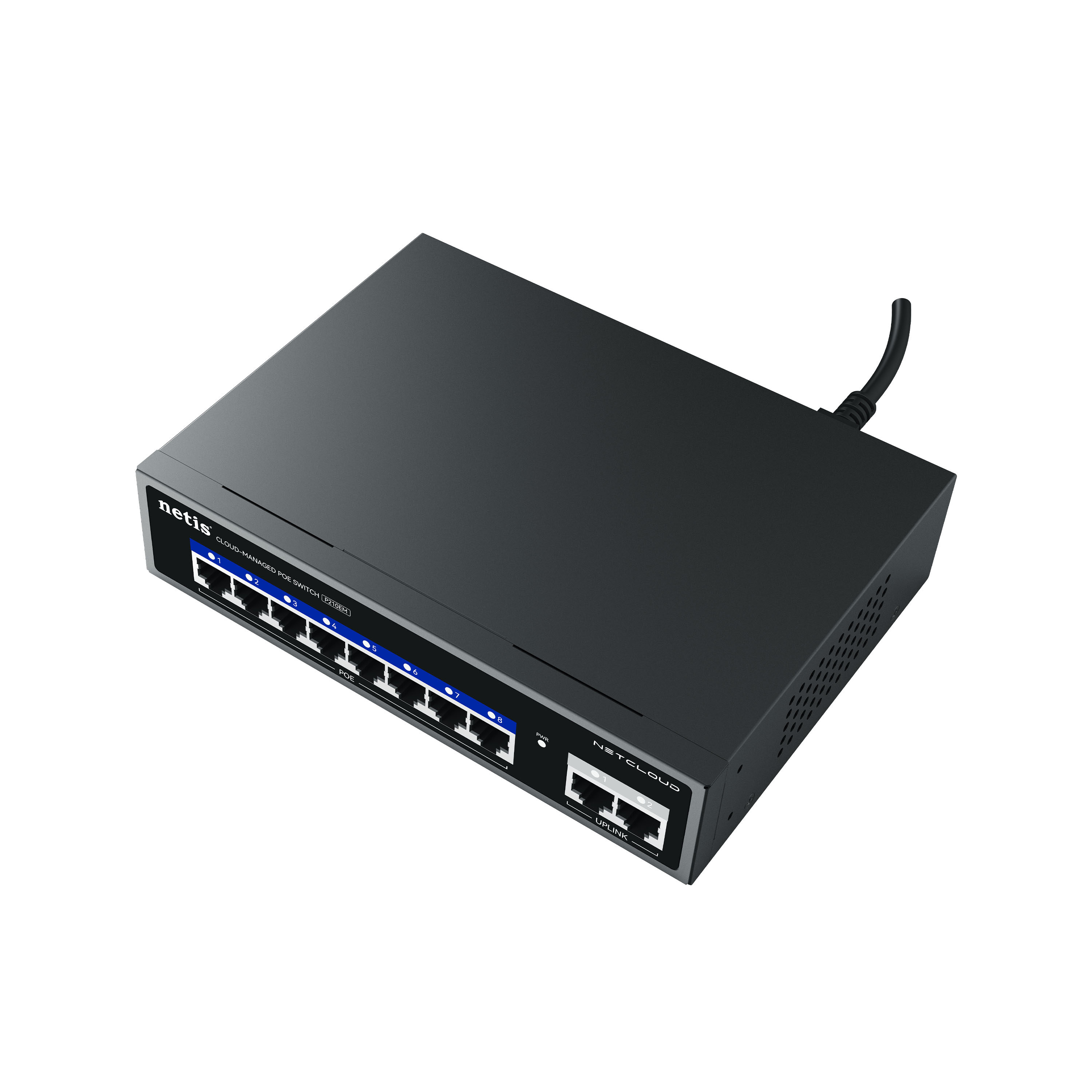 P210EM | 8FE POE+2FE Cloud Managed POE Switch